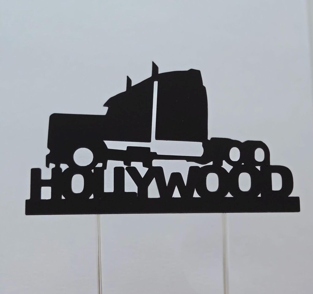 Trucker Cake Topper, Trucking Cake Topper, Semi Truck Cake Topper ...