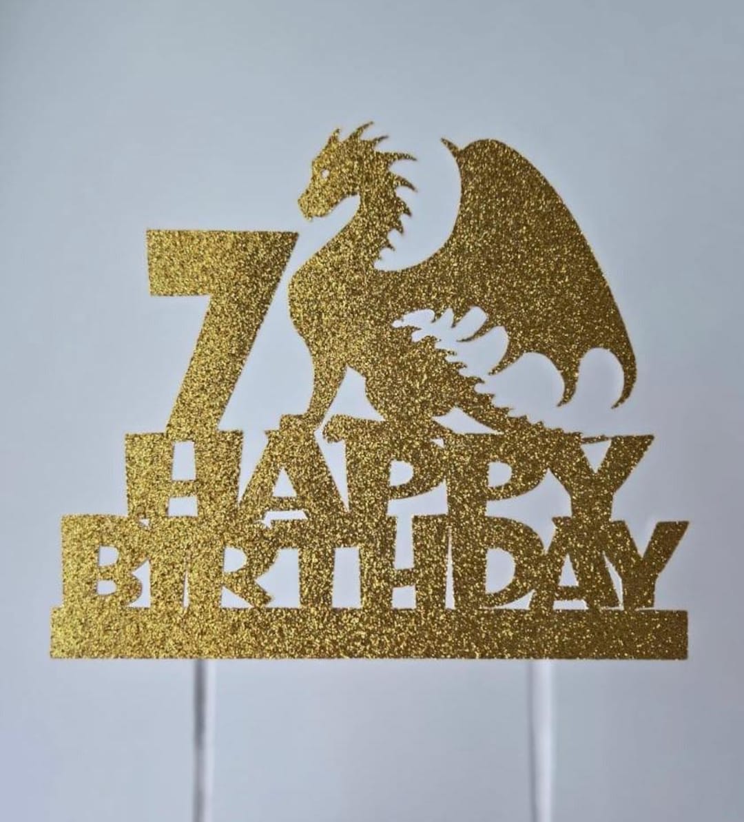 Dragon Cake Topper, Dragon Birthday Cake Topper, Dragon Lover Cake ...