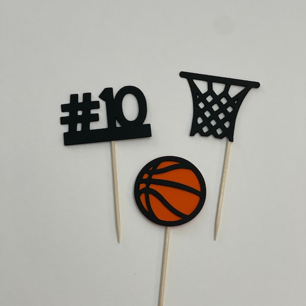 Basketball Cake Topper - Etsy