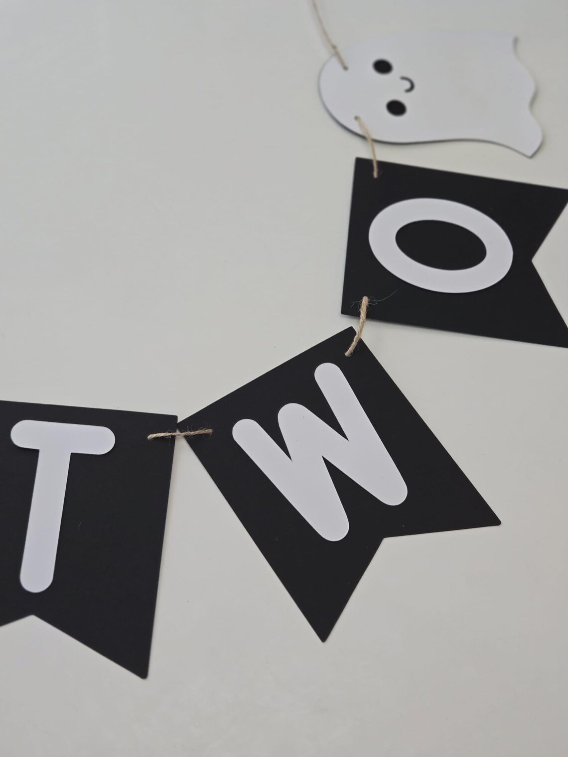 Spooky Two Birthday Banner: Ghost Halloween Party Decor - Etsy