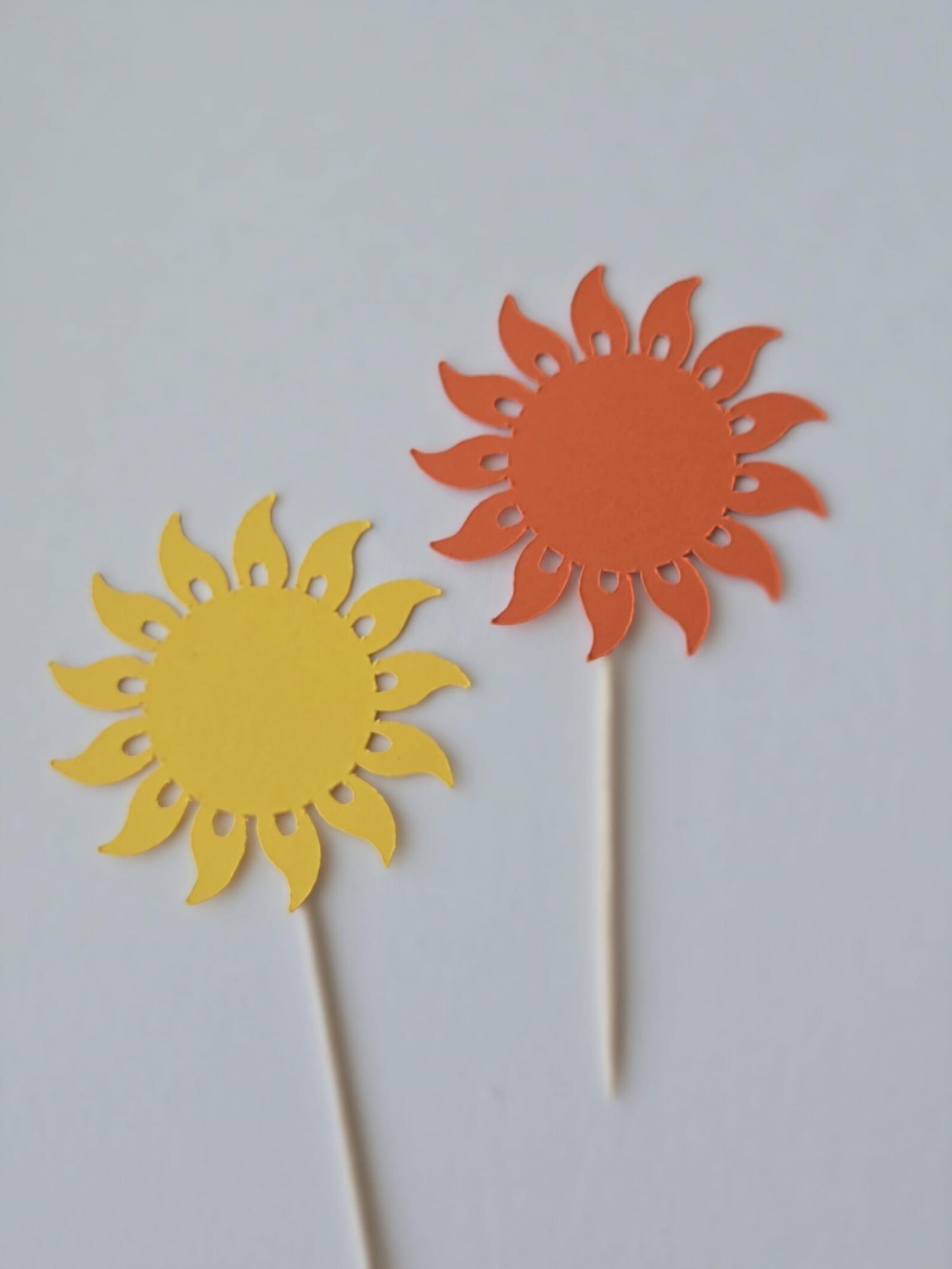 Sun Cupcake Toppers: Sunny Party Decorations - Etsy