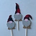 Gnome Cupcake Toppers, Gnome Toppers, Christmas Cupcake Toppers ...