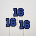 16 Cupcake Topper, Sixteenth Birthday Cupcake Toppers, 16 Toppers, 16th ...