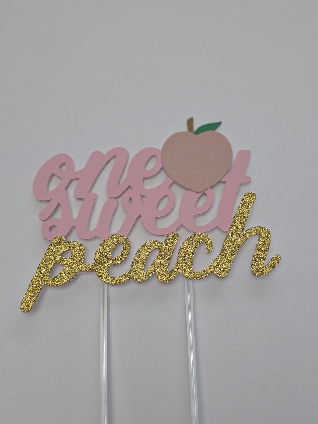 Peach Cake Topper, One Peach Cake Topper, One Sweet Peach Cake Topper ...
