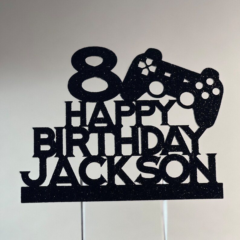 Gaming Cake Topper Gaming Birthday Cake Topper Gamer Cake - Etsy