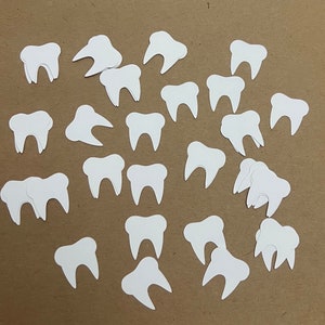 Tooth Confetti: Dentist, First Tooth Party Decor (150 Pieces) - Etsy