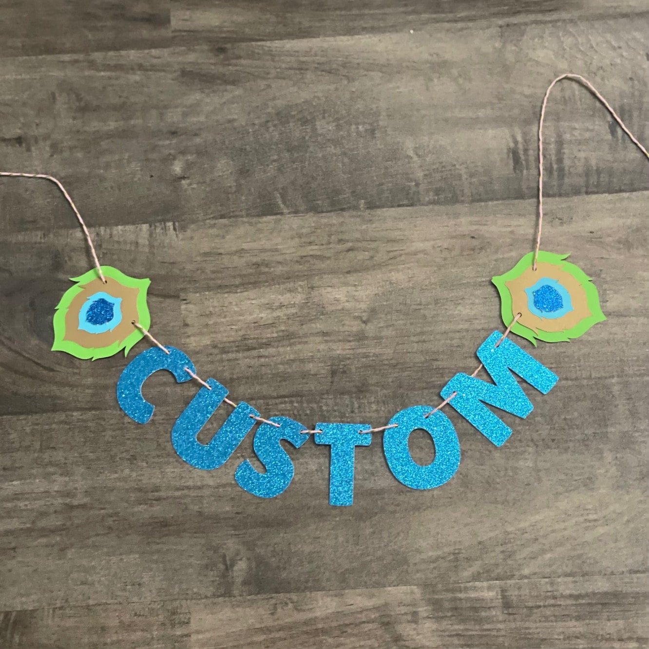 Peacock Banner Peacock Birthday Banner Peacock Party - Etsy