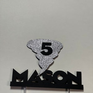 Tornado Cake Topper, Weather Cake Topper, Storm Cake Topper, Tornado ...