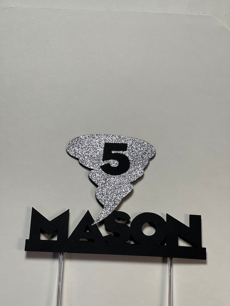 Tornado Cake Topper Weather Cake Topper Storm Cake Topper - Etsy