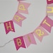 Pink Banner Hot Pink Banner Pink Birthday Banner Custom - Etsy