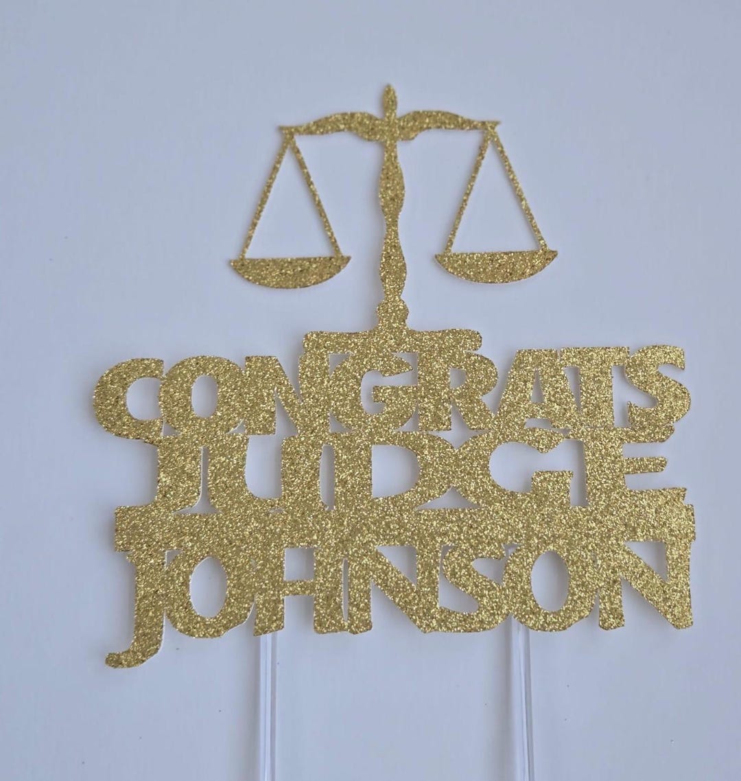 Retired Judge Cake Topper: Scales of Justice, Lawyer Retirement - Etsy
