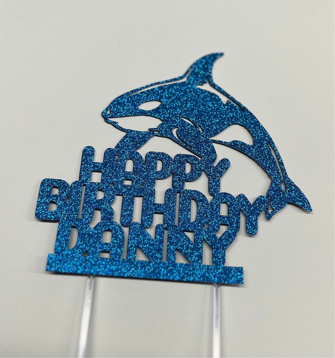 Killer Whale Cake Topper, Orca Cake Topper, Killer Whale Birthday Cake ...