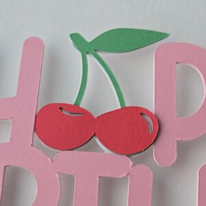 Cherry Cake Topper, Cherries Cake Topper, Cherry First Birthday Cake ...