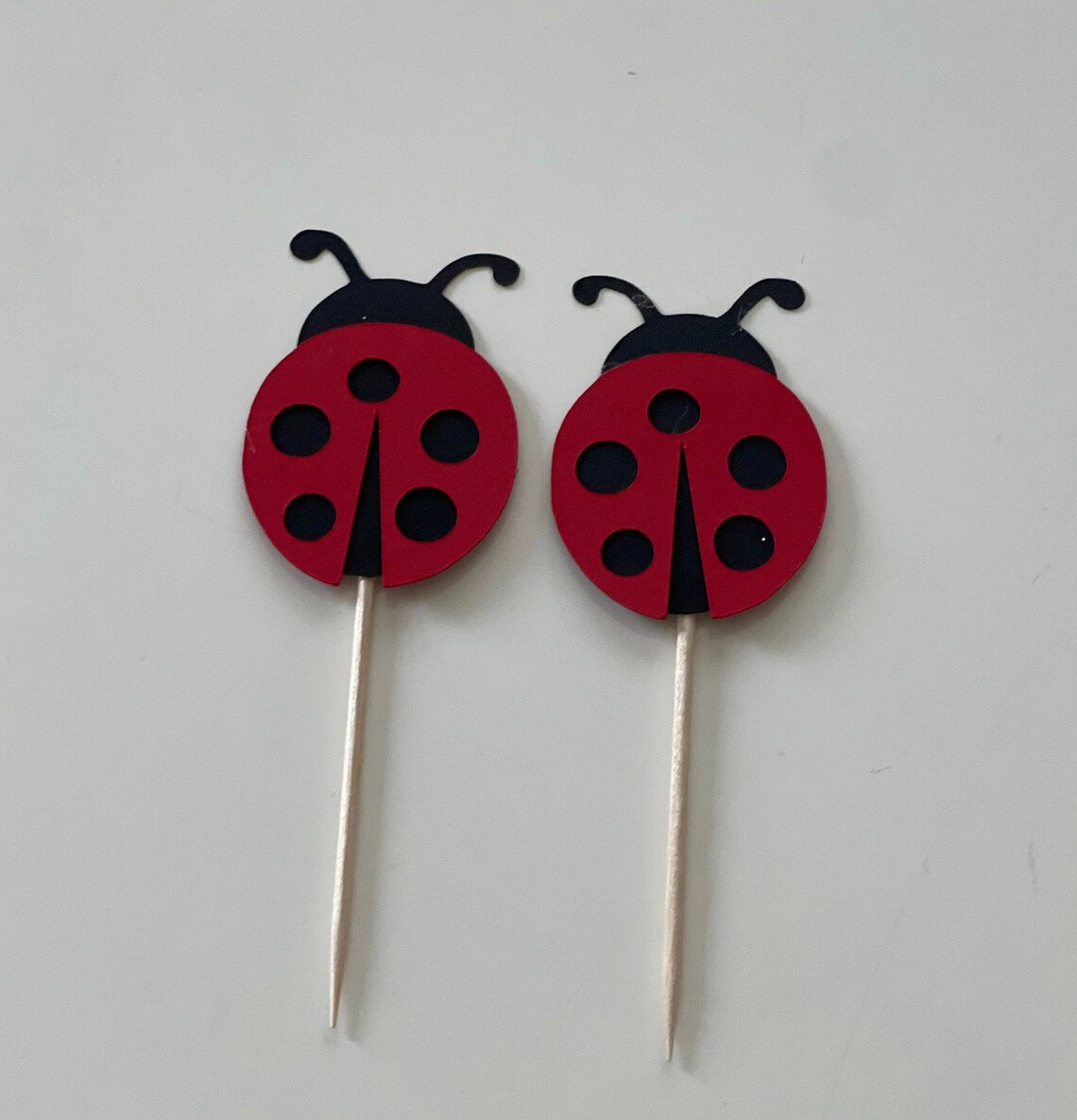 Lady Bug Cake Toppers Bug Cake Topper Lady Bug Toppers Lady - Etsy