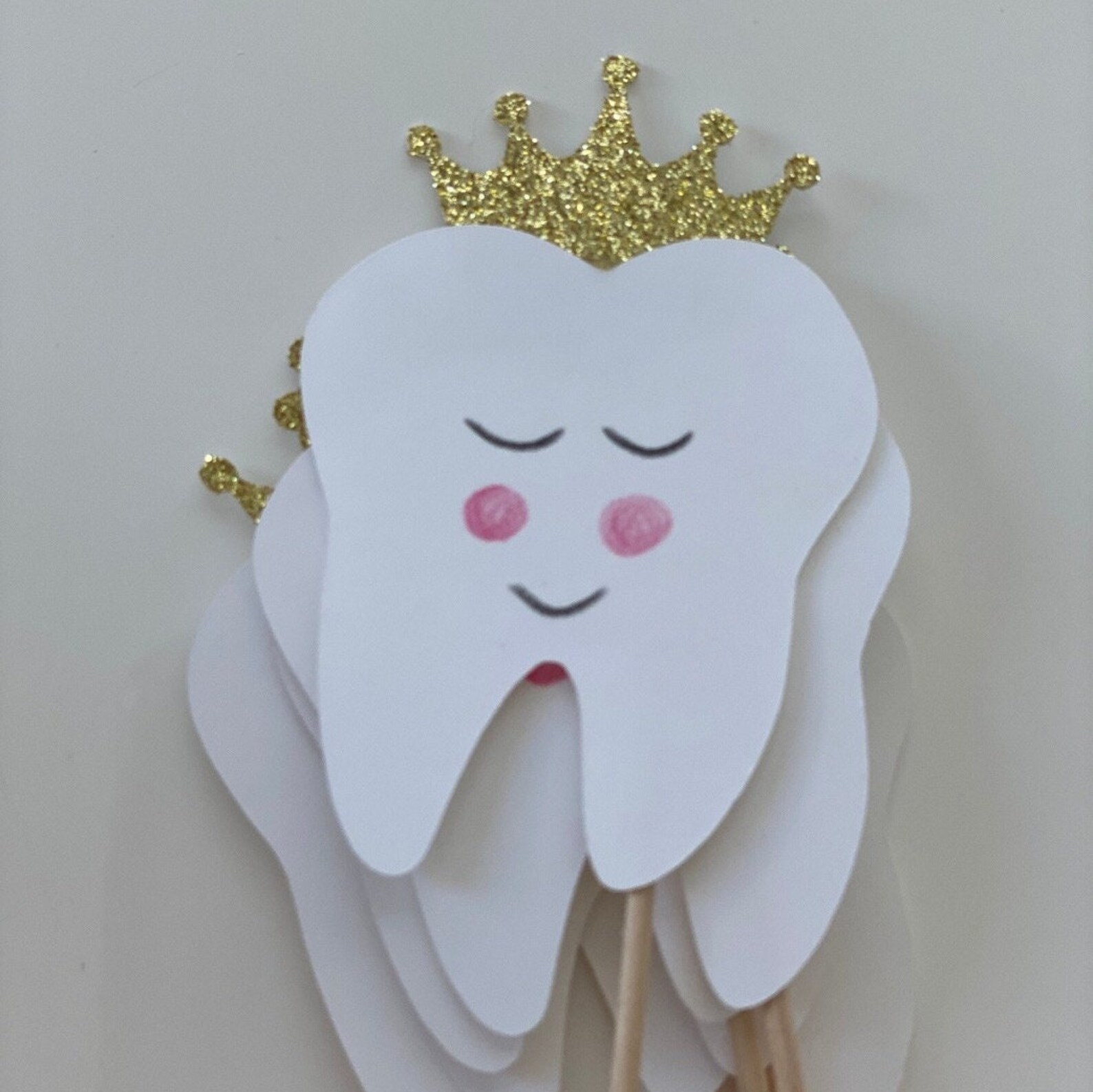 Tooth Cupcake Toppers First Tooth Cupcake Toppersdental - Etsy