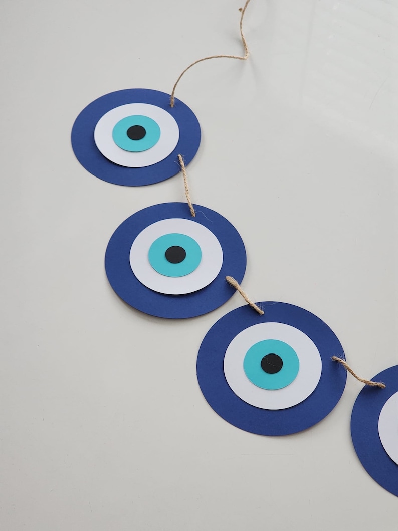 Handcrafted Evil Eye Banner: Party Decor - Etsy