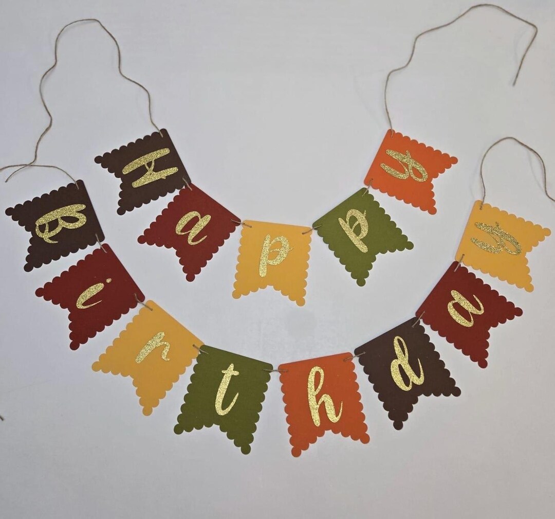 Fall Birthday Banner: Pumpkin First Birthday Decor - Etsy