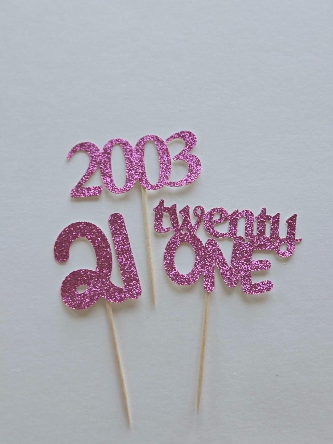 Im 21 Cupcake Toppers, 21st Birthday Cupcake Toppers, Hello 21 Cupcake ...