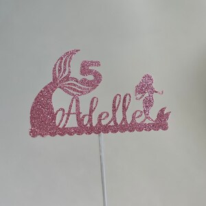 Mermaid Cake Topper, Mermaid Topper, Mermaid Toppers, Under the Sea ...