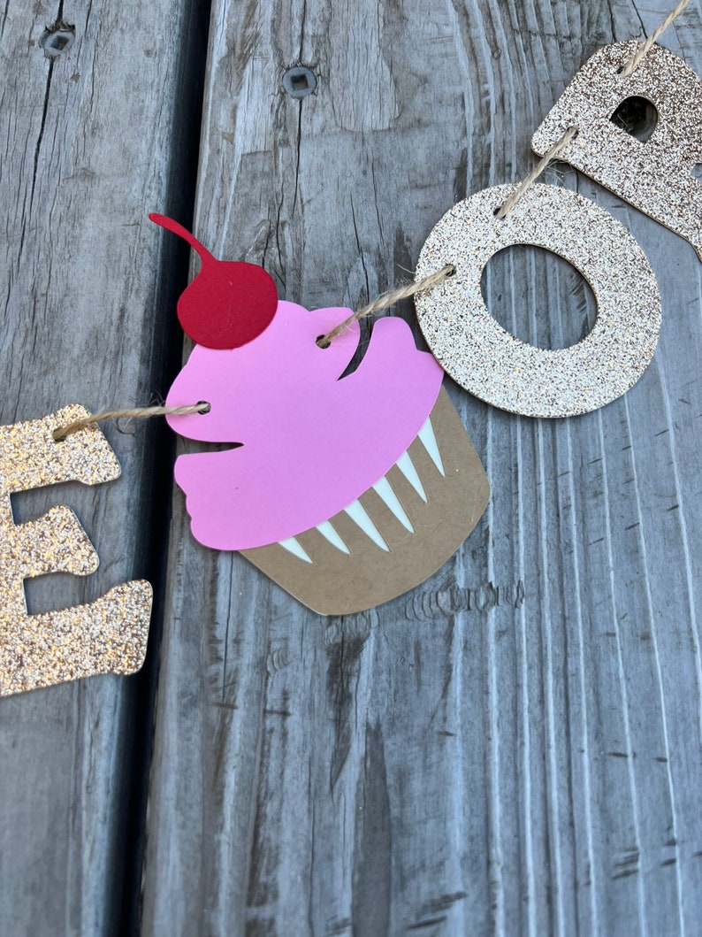 Cupcake or Stud Muffin Banner: Gender Reveal Party Decor - Etsy