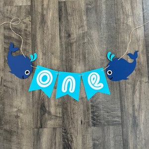 Blue Whale Banner, Whale Birthday Banner, Little Whale Banner,blue Sea ...