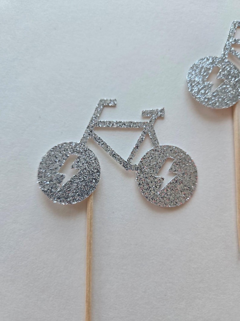 Electric Bike Cupcake Toppers: E-bike Party Decorations (set of 12) - Etsy