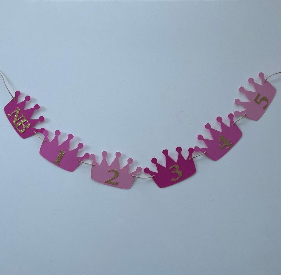 Princess Banner, Tiara Banner, Tiara Photo Banner, Princess Photo ...