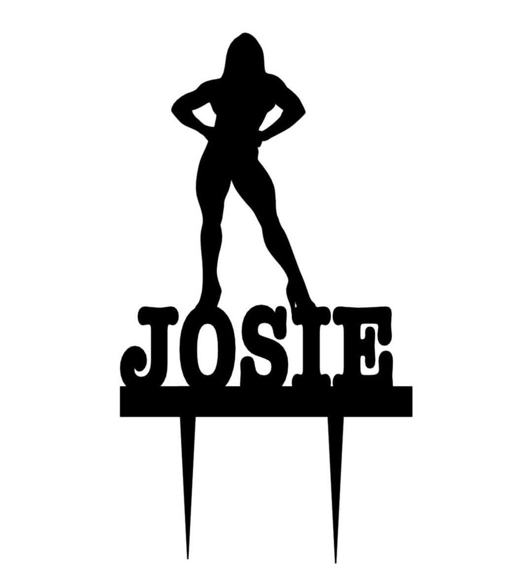 Body Building Cake Topper, Body Builder Cake Topper, Flexing Cake ...