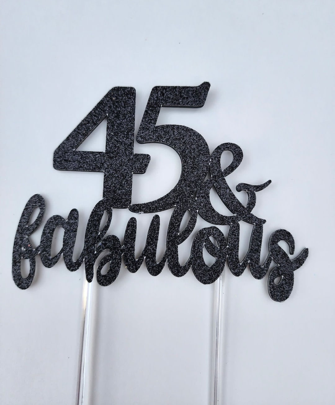 45th Birthday Cake Topper, Seventy Cake Topper, 45 Cake Topper, 45 and ...