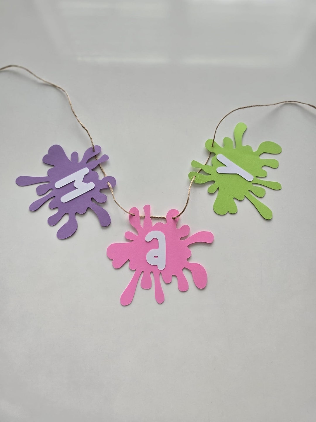 Slime Banner, Slime Birthday Banner, Paint Banner, Paint Birthday ...