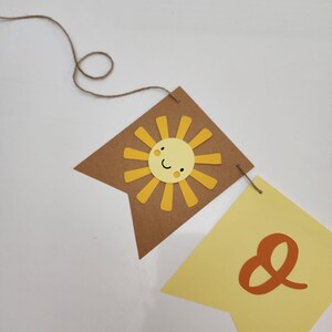 Sun Banner, First Trip Around the Sun Banner, Little Sunshine Banner ...