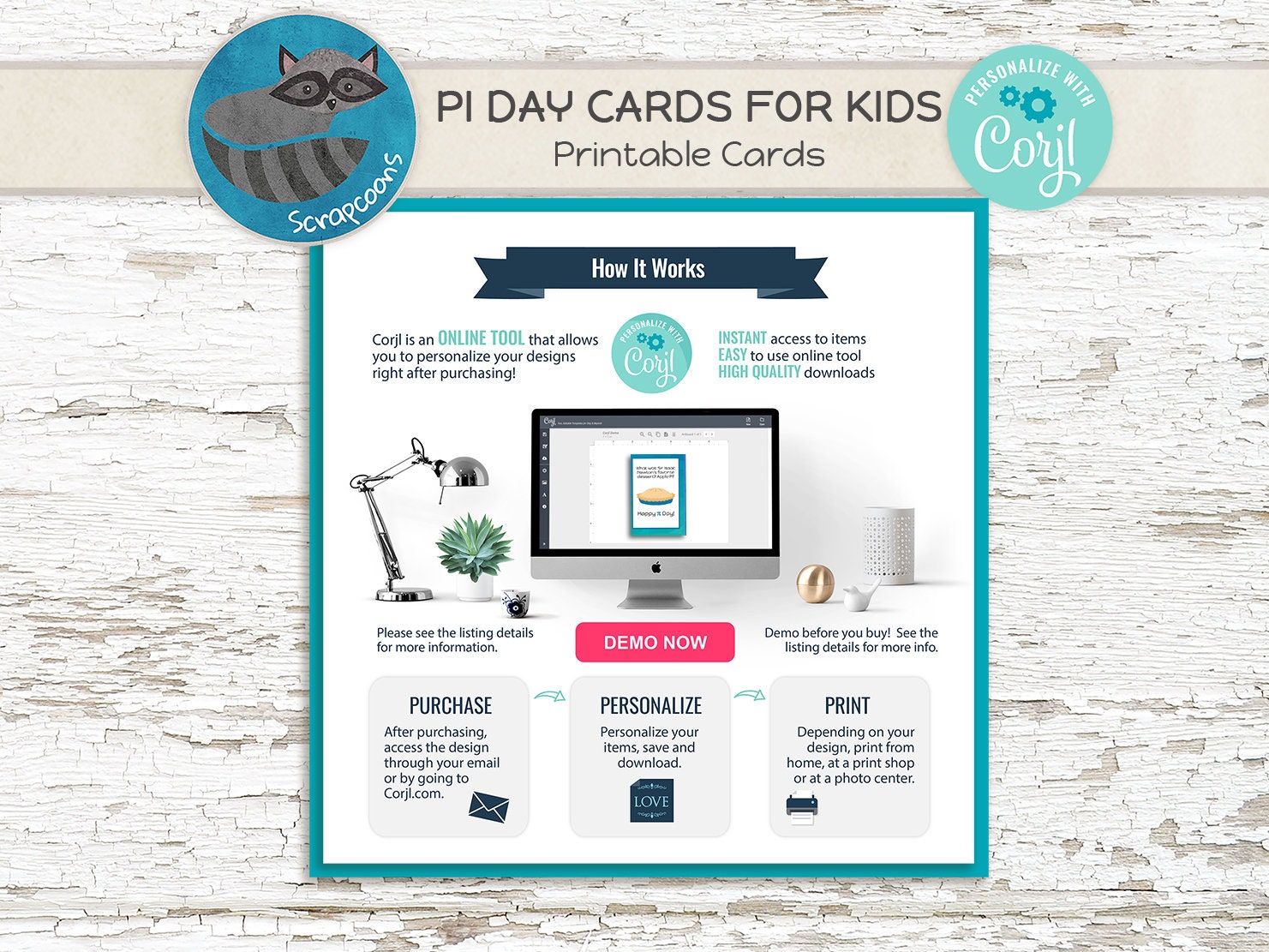 Pi Day Cards for Kids, Print-at-home - Etsy