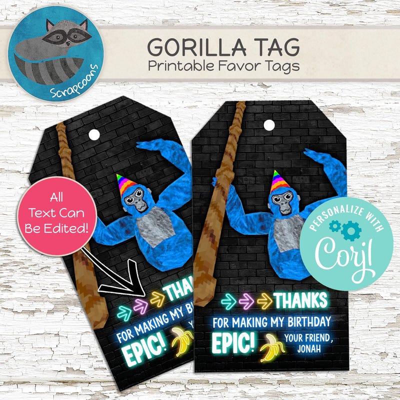 Gorilla Tag Art - Etsy