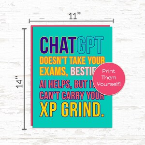 Gen Z Classroom Posters Set of 6: Funny Modern Slang Wall Decor 11x14 ...