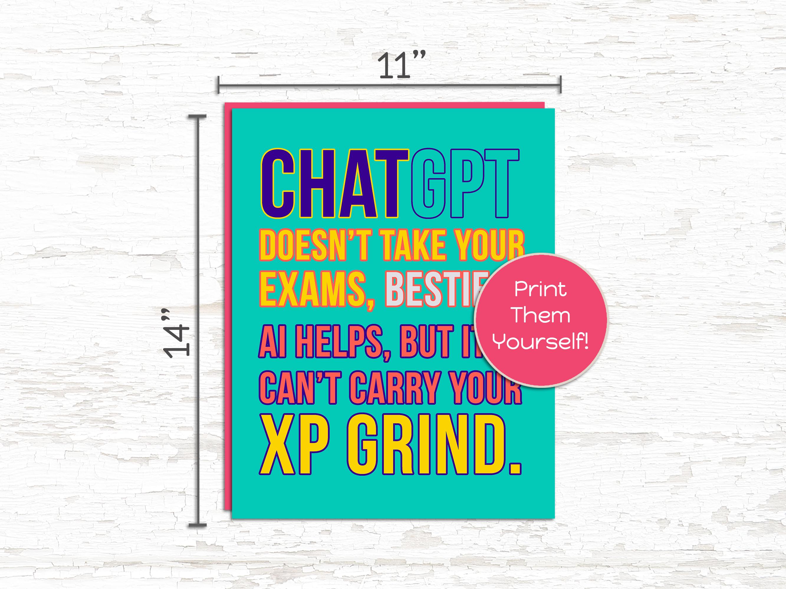 Gen Z Classroom Posters Set of 6: Funny Modern Slang Wall Decor 11x14 ...
