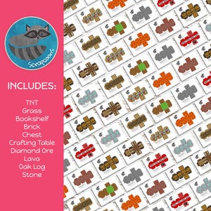 Printable Paper Miner Blocks for Kids - Cut, Fold, and Craft Away! - Etsy