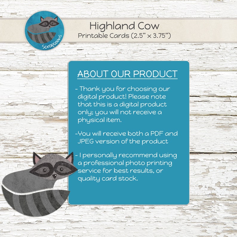 Adorable Highland Cow Valentine's Day Card Printable - Etsy