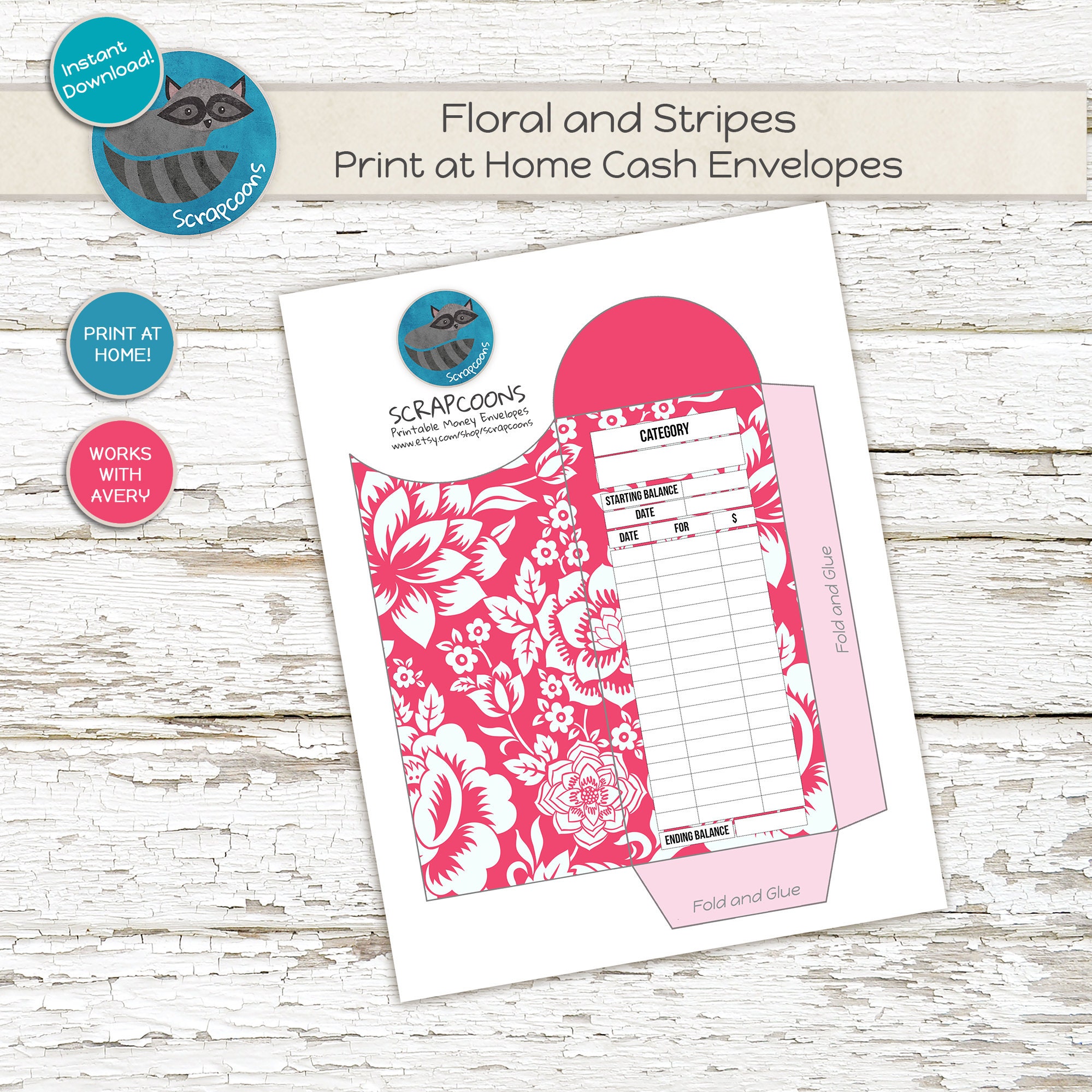 Printable Money Envelopes - Low Cost Savings Solution - Etsy