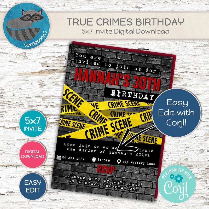 Crime Scene Party - Etsy