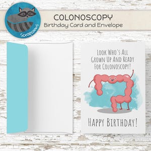 Colonoscopy Birthday Card - Printable Card With Envelope - Etsy