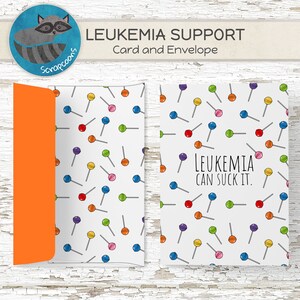 Leukemia Card and Envelope Set - Etsy