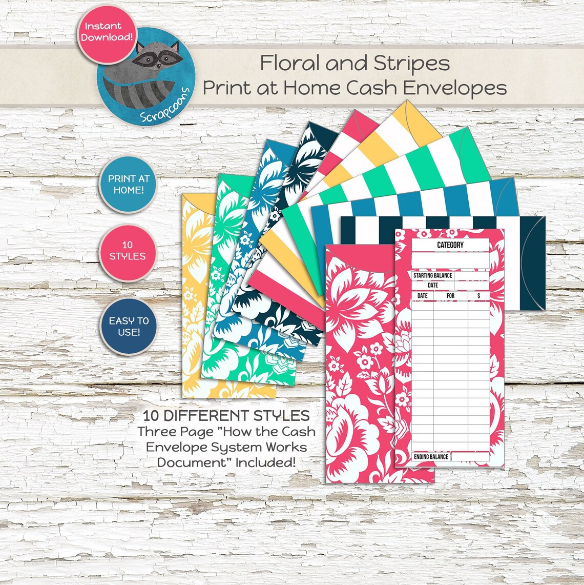 Printable Money Envelopes Low Cost Savings Solution - Etsy