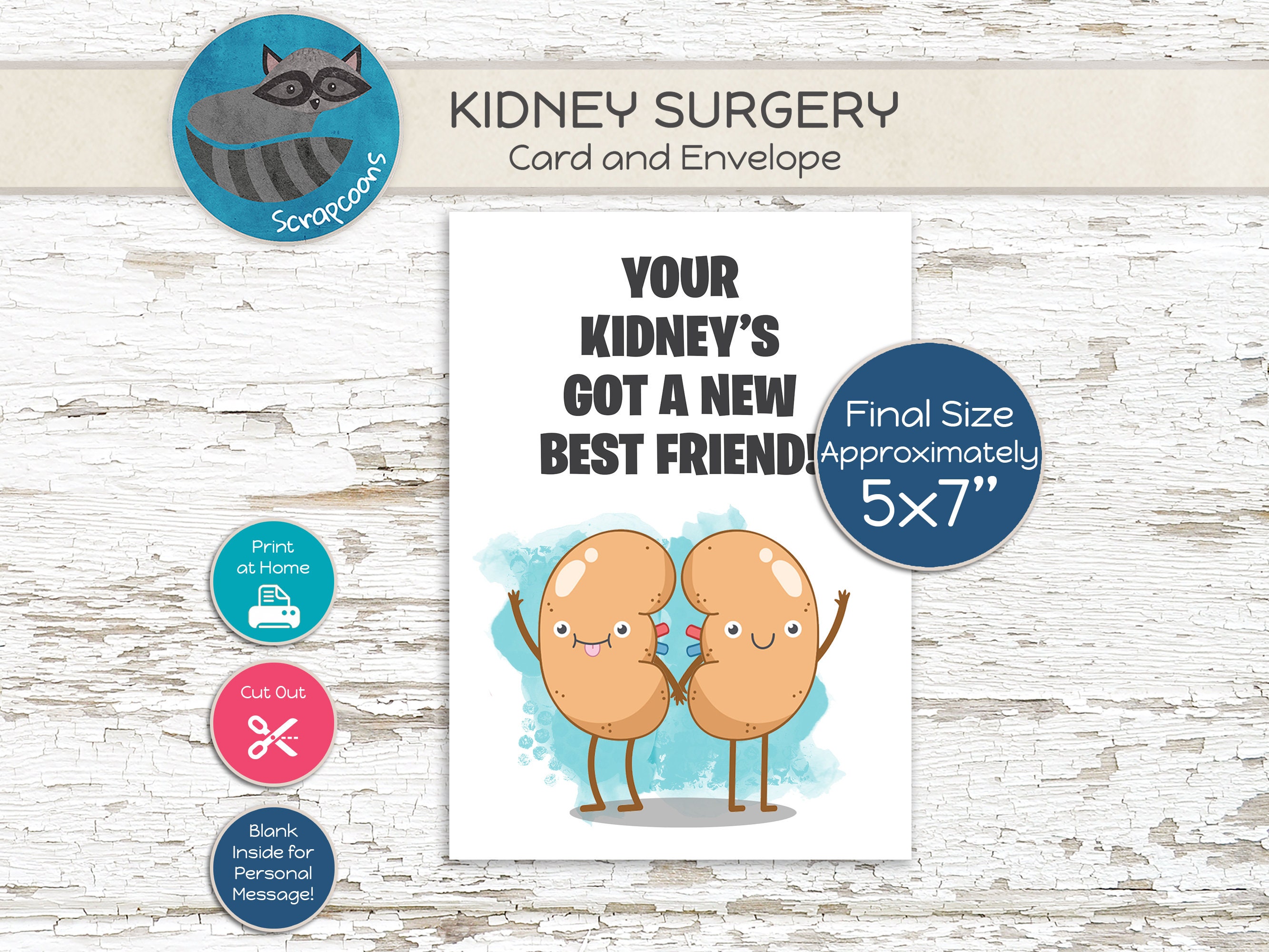 Kidney Transplant, Greeting Card Print at Home - Etsy