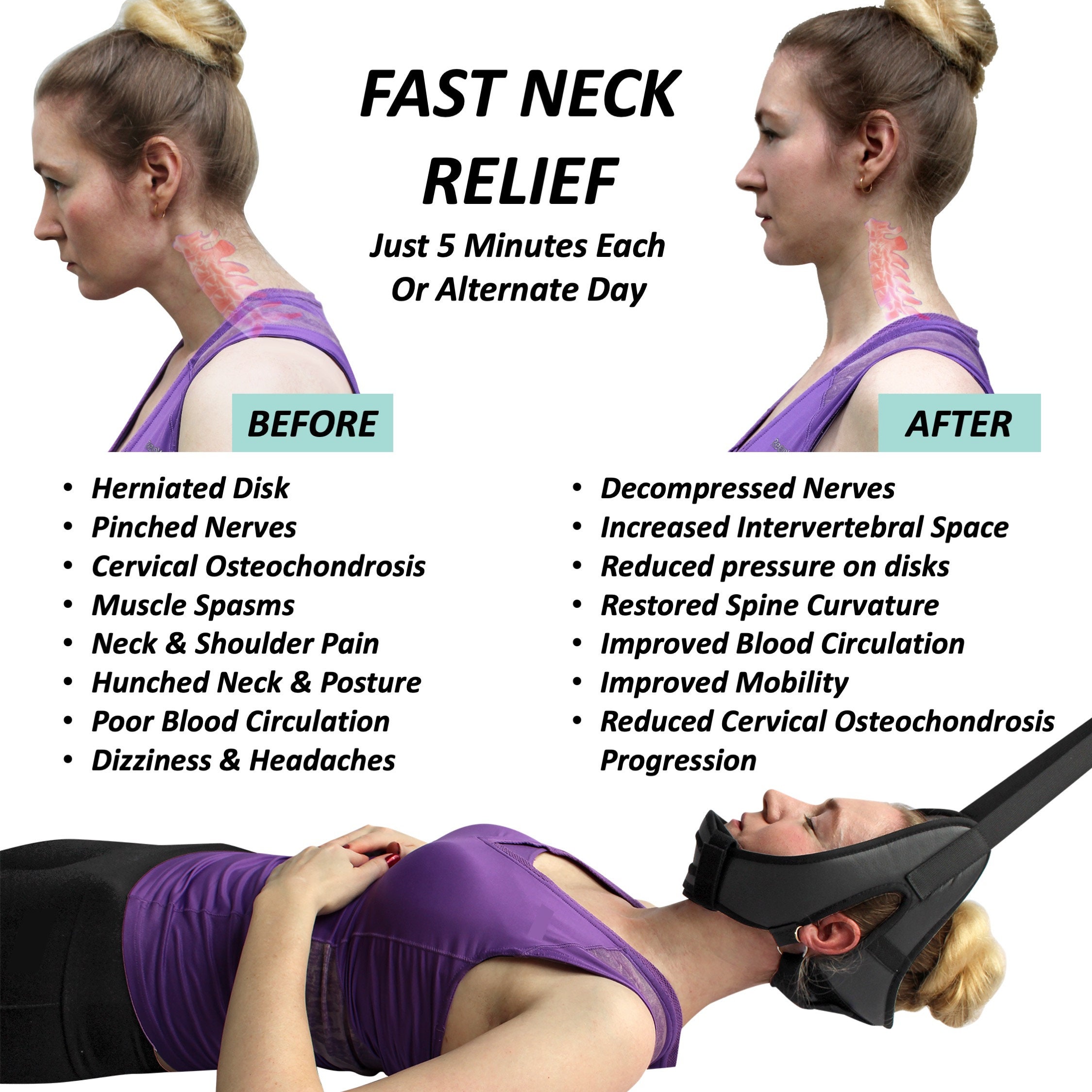 Egoreal Stretch Improved Glisson Loop for Neck Pain Relief & - Etsy UK