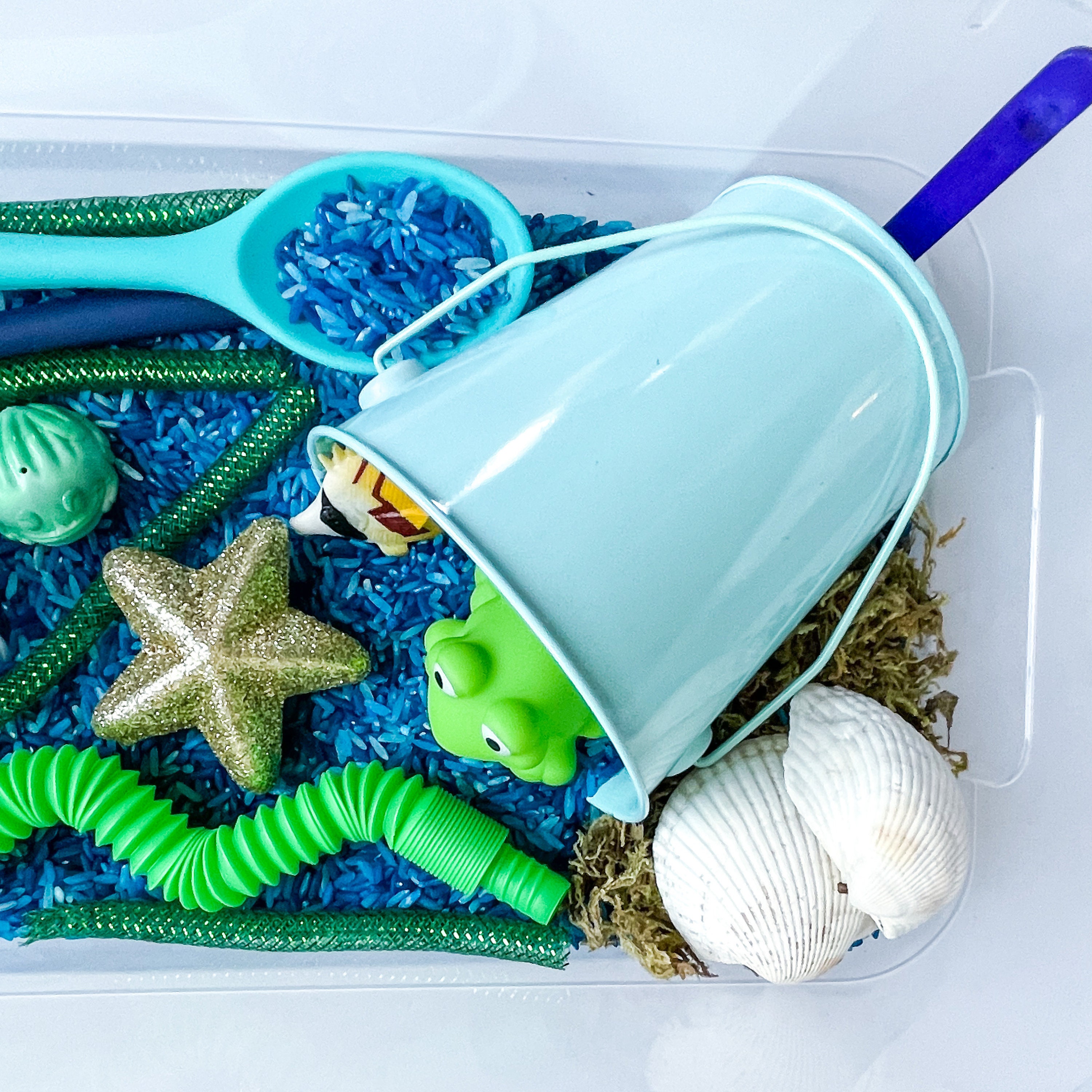 Underwater Sensory Bin Ocean Sensory Water Activity Sensory Tote Play ...