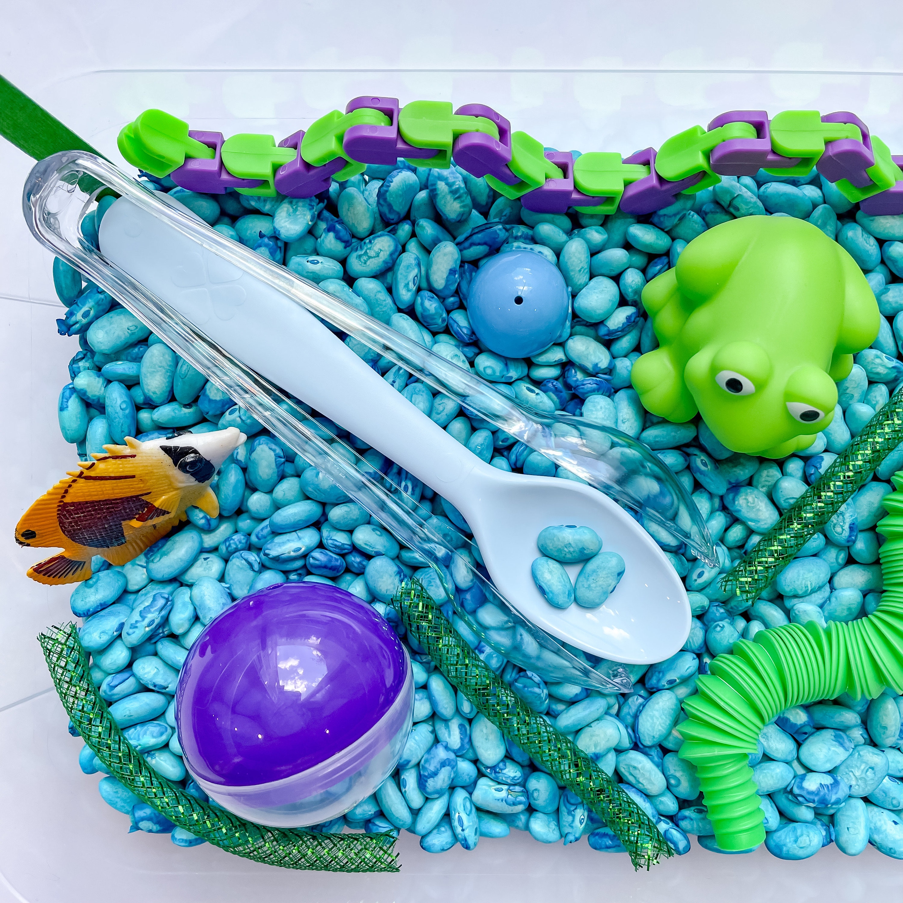 Underwater Sensory Bin Ocean Sensory Water Activity Sensory Tote Play ...