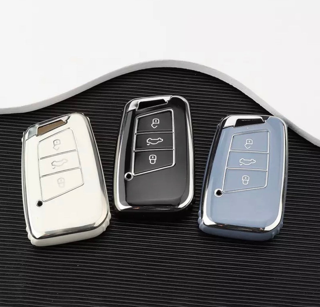 Volkswagen VW Car Key Cover Soft Premium TPU Protector Case for Keyless ...