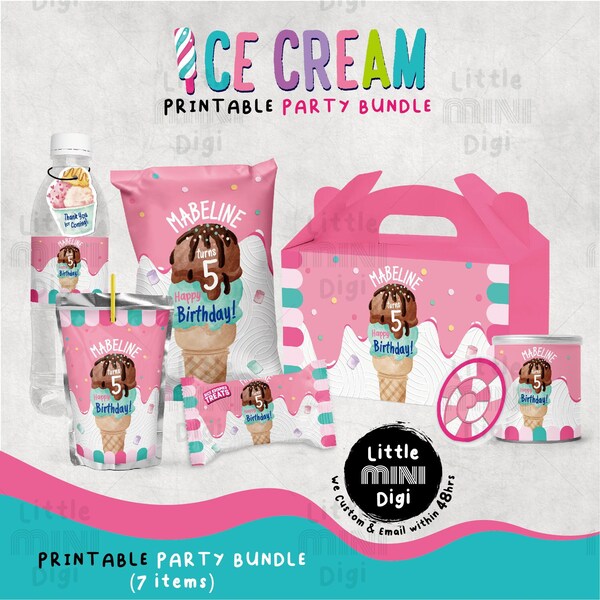 Custom Ice Cream - Etsy