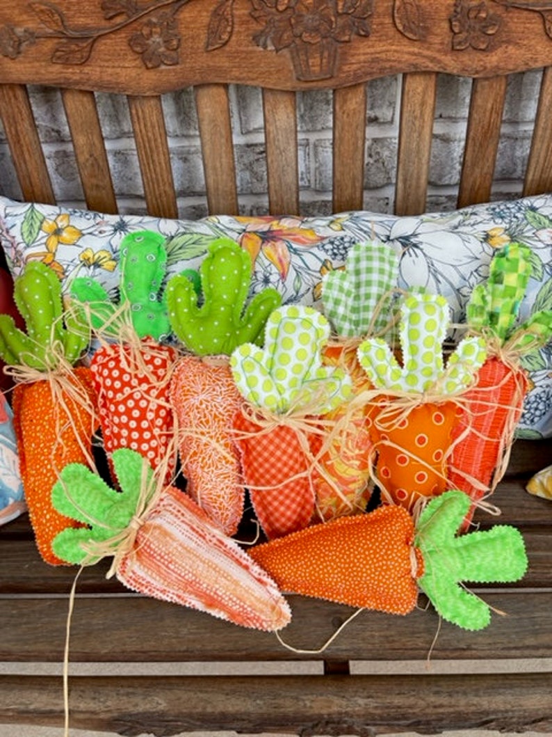 Stuffed Fabric Carrot Pattern - Etsy