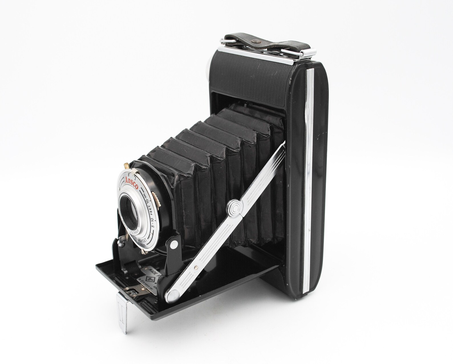 NICE Vintage Ansco gaf Viking Readyset Folding Bellows Camera With Case ...